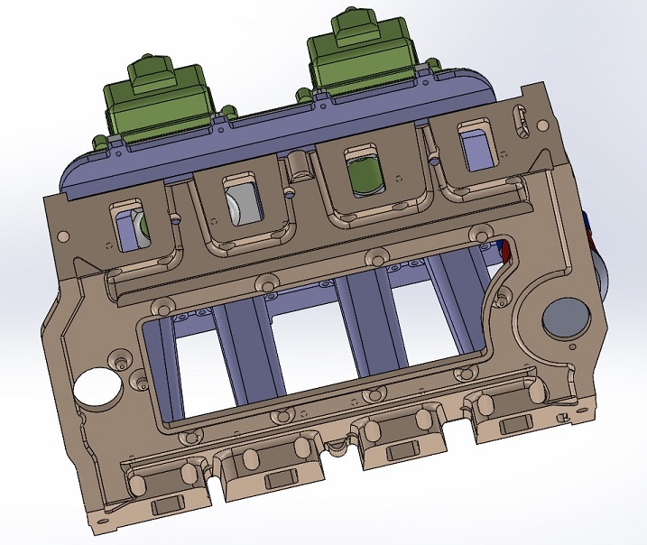Billet Sheet Metal Style Intake Manifold for the FE Intake Adapter